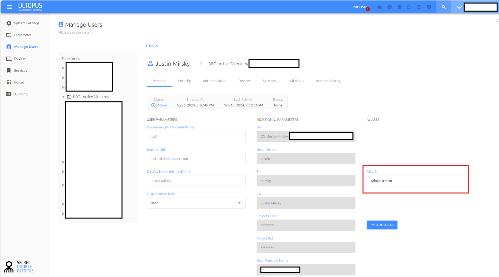 ScreenConnect: Integrating Secret Double Octopus Authentication